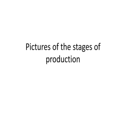 Stages of production | PPT