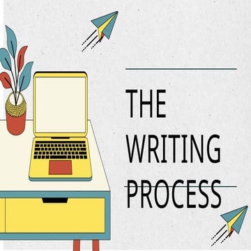 Stages of the Writing Process English Presentation Grey Colourful ...