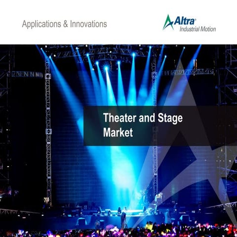 Theater & Stage Applications and Innovations | PPT