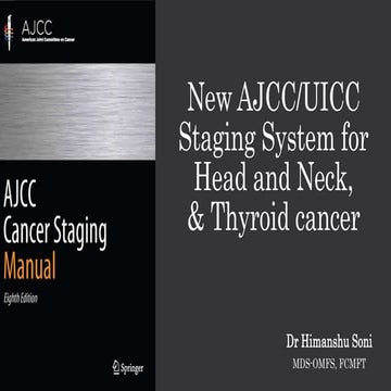 New AJCC/UICC Staging System for Head & Neck, and Thyroid Cancer | PPTX