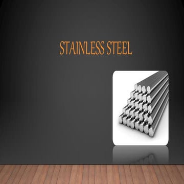 Stainless steel | PPTX