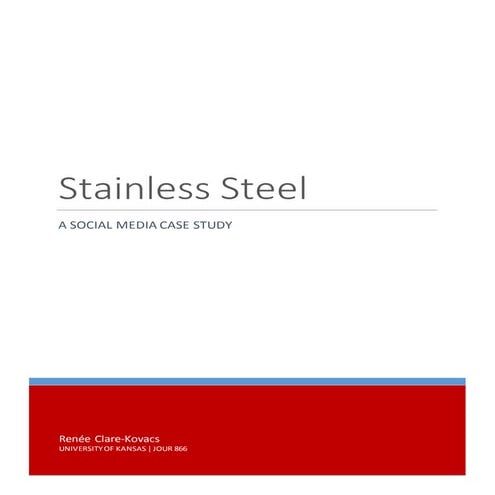 Stainless steel--Case study | DOCX