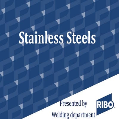 Stainless steel | PPTX
