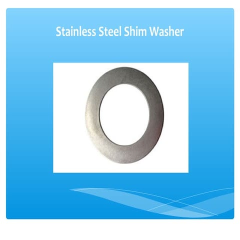 Stainless steel shim washer | PPT
