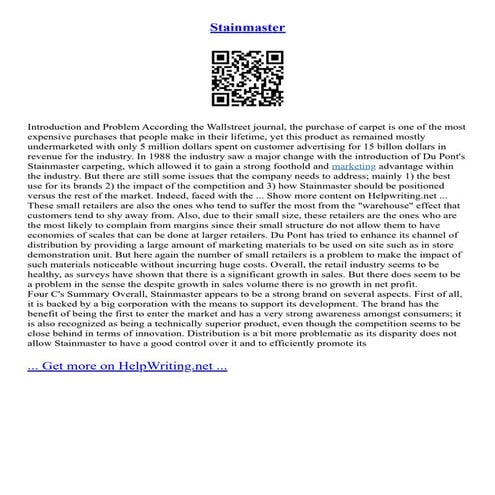 DuPont Case Analysis Essay | PDF