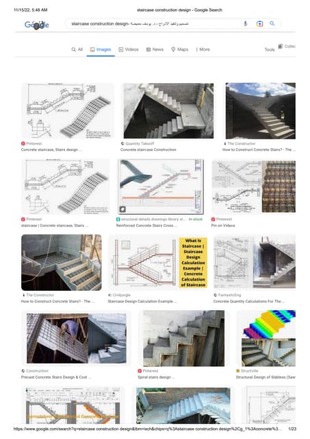 Concrete Staircase and Its Formwork: A Comprehensive Guide | PDF