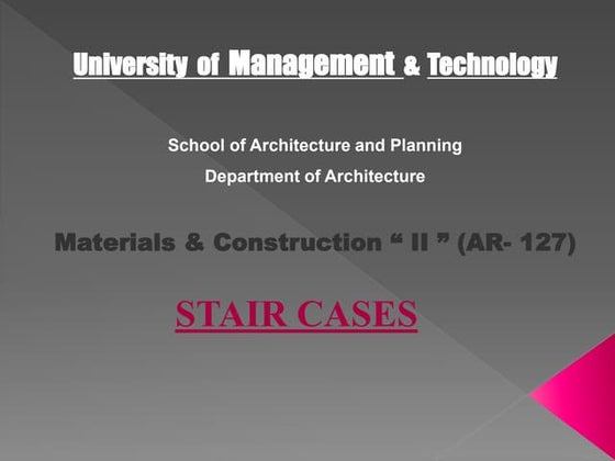 Design of Reinforced Concrete Stair Case | PDF
