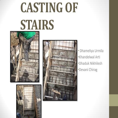 Concrete Staircase and Its Formwork: A Comprehensive Guide | PDF