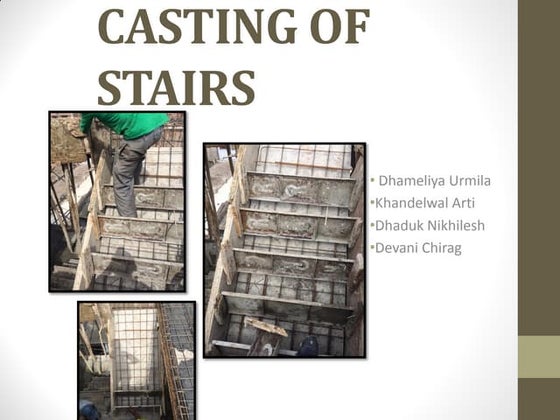 Concrete Staircase and Its Formwork: A Comprehensive Guide | PDF