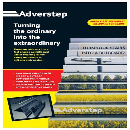 Stairway Advertising with Adverstep | PDF | Landscaping | Home & Garden