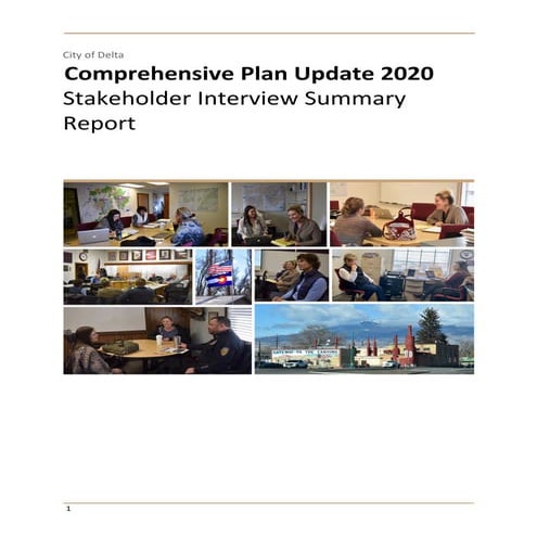 Stakeholder Interview Summary Report | PDF