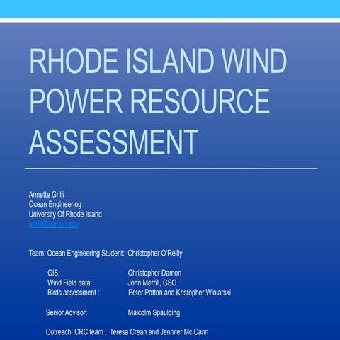 Wind Resource Assessment | PPT
