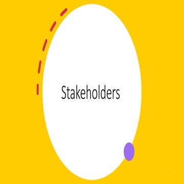 Business Stakeholders | Business Studies | PDF