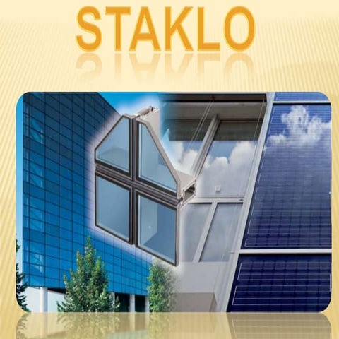 Staklo | PPTX