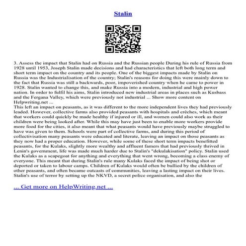 Stalin | PDF