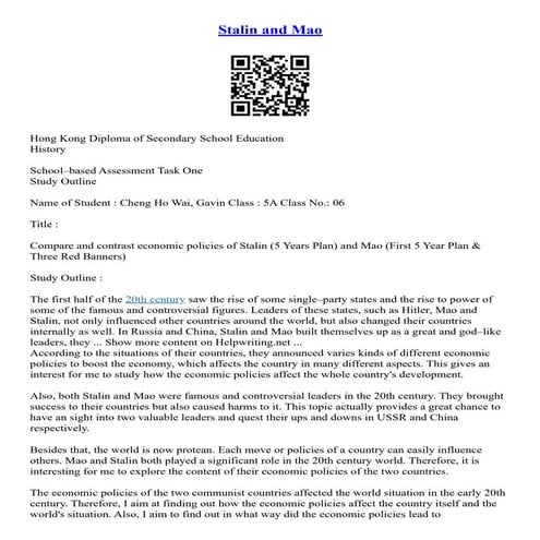 Stalin And Mao | PDF