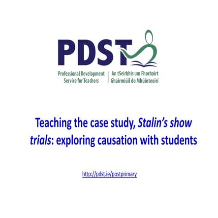Stalin's show trials pdst | PPTX