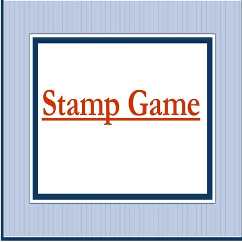 Stamp Game | PPT
