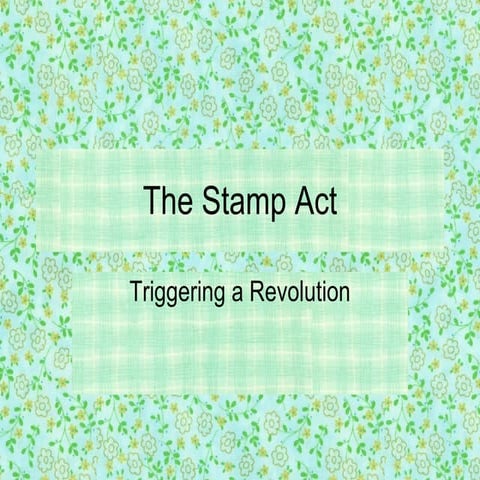 Stamp Act | PPT