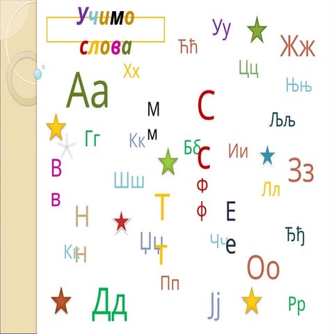 Štampana slova ćirilice Z i V prvi razred | PPT