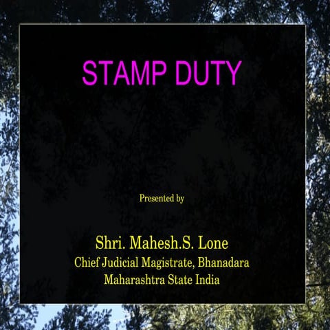 Stamp duty | PPT