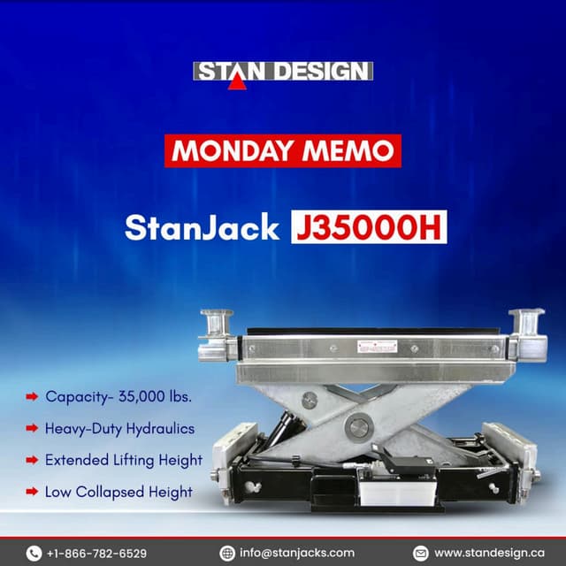 Enhancing Efficiency with Bridge Jacks and Rolling Jacks by Standesign ...