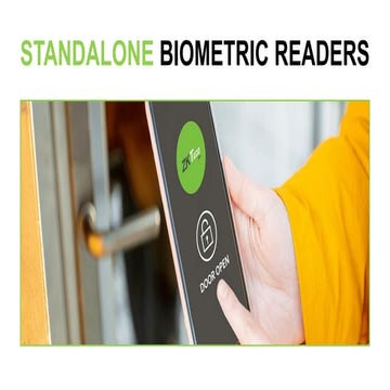 ZKTeco USA's Standalone Biometric Readers | PPT