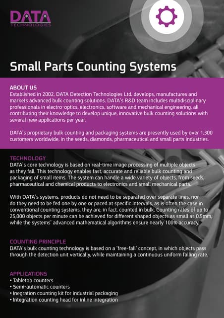 Tabletop DATA Counter U-60B PLUS- Counting Small Parts | PDF ...