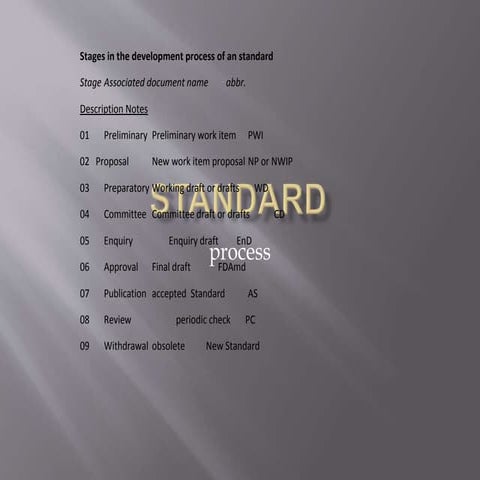 Standard | PPT