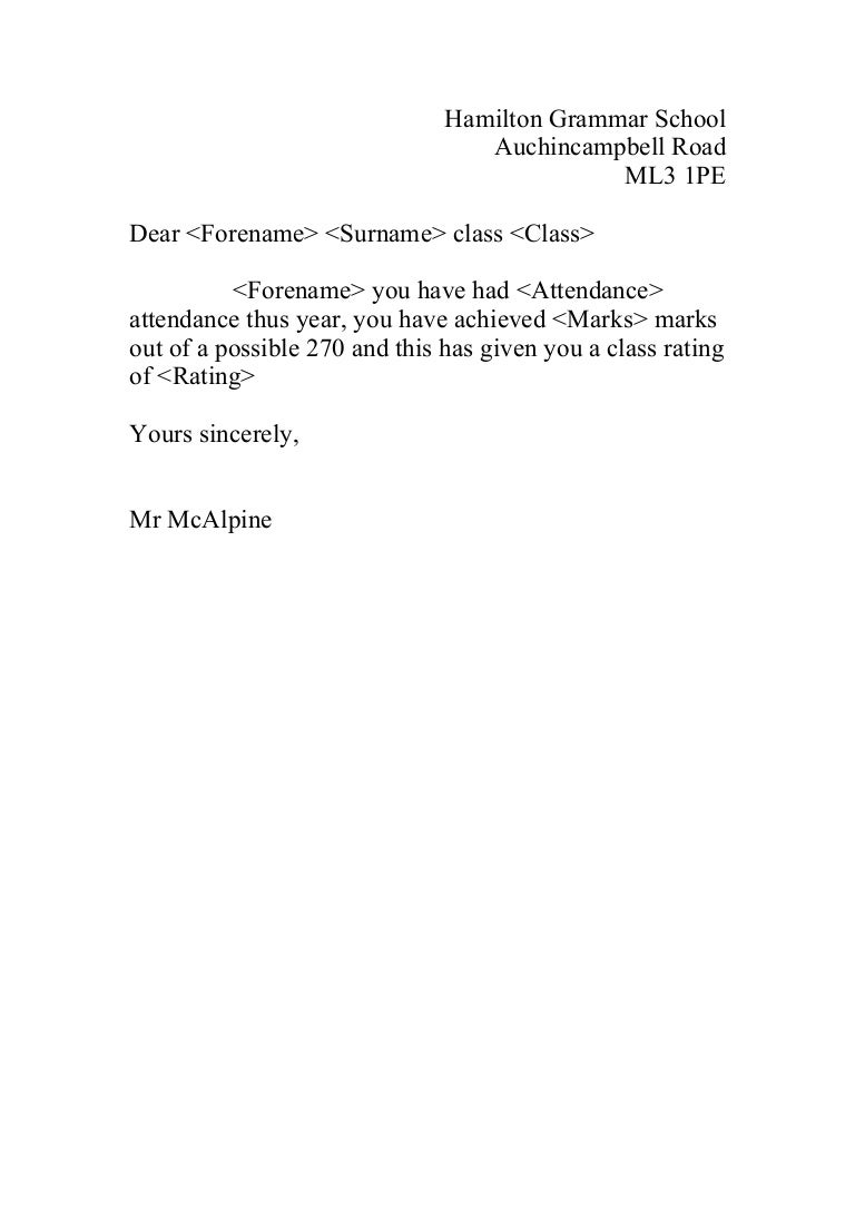 Standard Letter standard-letter