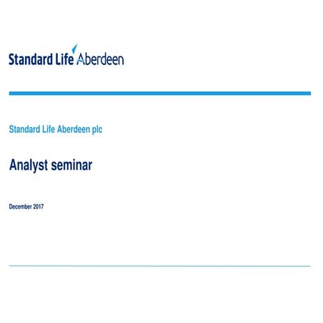 Standard life Aberdeen - Investor Presentation | PDF