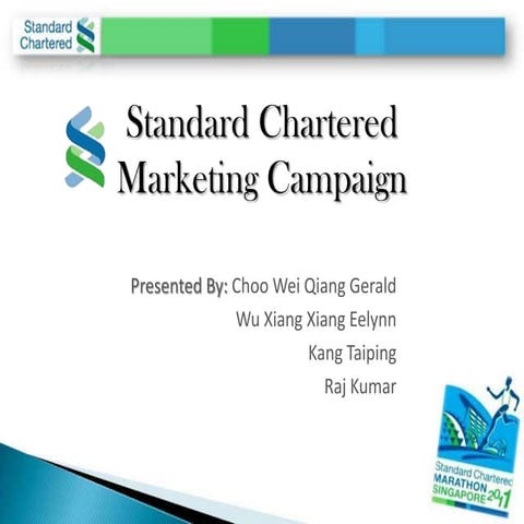 Standard chartered marketing campign | PPTX