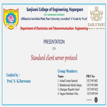 Standard client server protocol.pptx