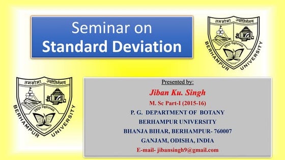Standard deviation | PDF