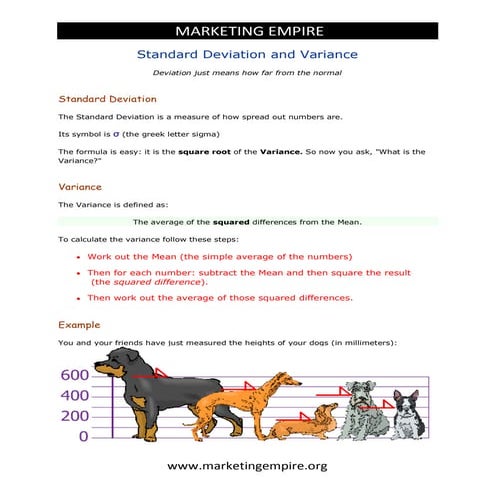Standard Deviation Calculation Process 2 | PDF
