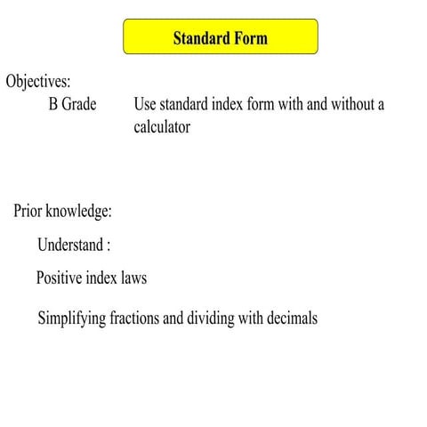 mathematics secondary 9 standard_form.ppt