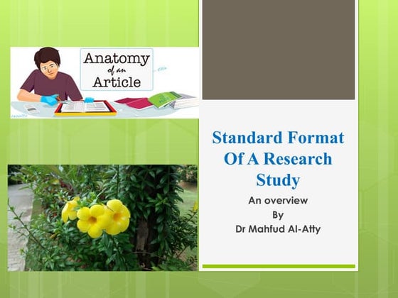Scientific Writing Series: IMRaD | PPT