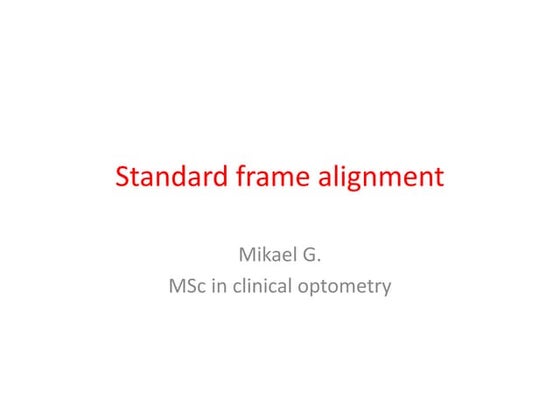 Frame measurement & marking | PPSX | Photography | Arts and Crafts