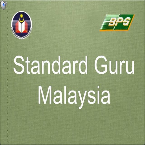 Standard Guru Malaysia (SGM) sebagai rujukan | PDF