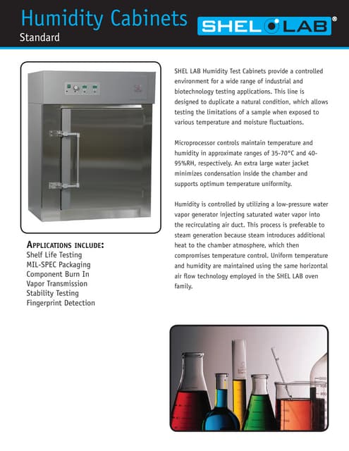 SHEL LAB Incubator Catalog | PDF