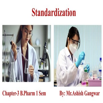 Primary and secondary standards | PPTX