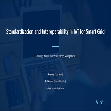 Standardization and Interoperability.... | PPTX