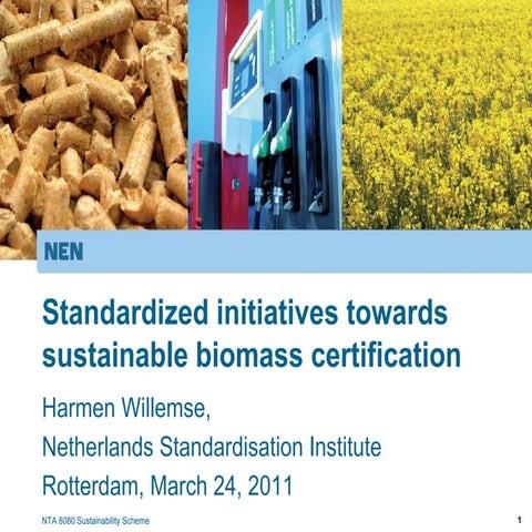 Introduction to biomass certification schemes | PDF