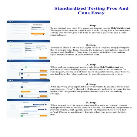 Standardized Testing Pros And Cons Essay | PDF