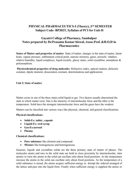 Solid-Crystalline, Amorphous & Polymorphism | PPTX | Chemistry | Science