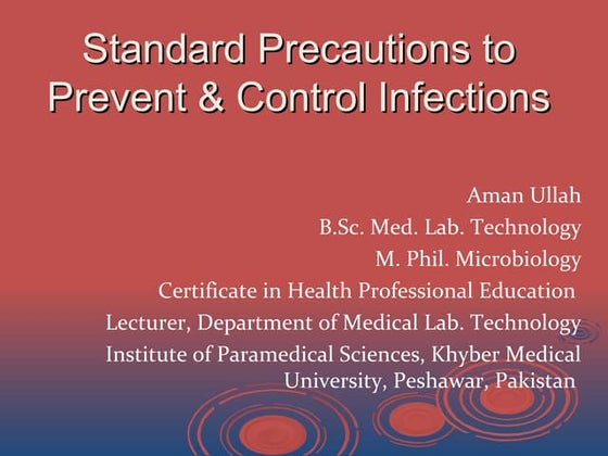 Standard precaution | PPT