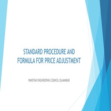 STANDARD PROCEDURE AND FORMULA FOR PRICE ADJUSTMENT.pptx