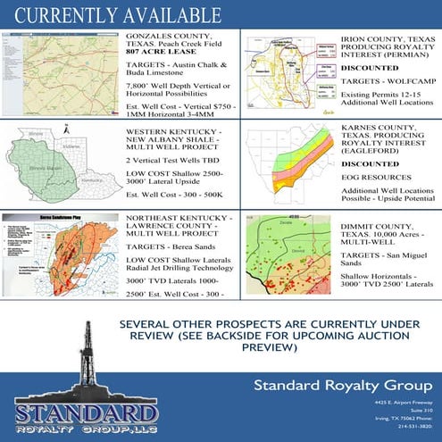 Standard Royalty Group - Mineral/Royalty Marketplace Listings - April ...