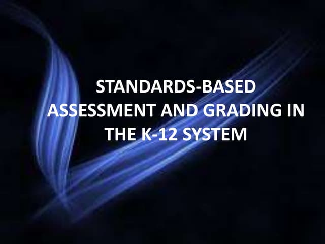 GRASP PERFORMANCE ASSESSMENT | PPTX