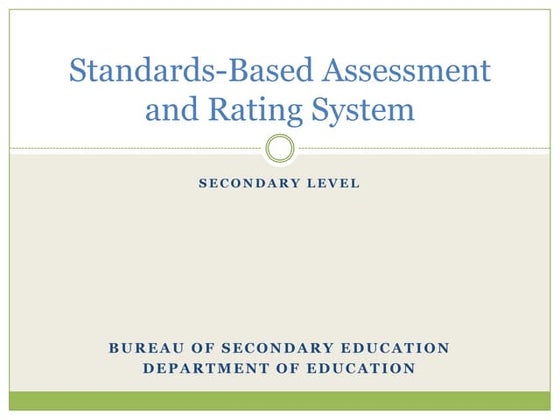 Level of Assessment and Level of Proficiency in K+12 Curriculum | DOCX